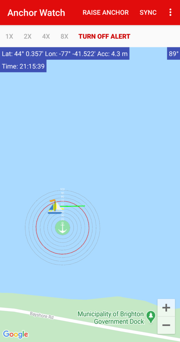 Review: Anchor Alarm Software – Foghorn Lullaby